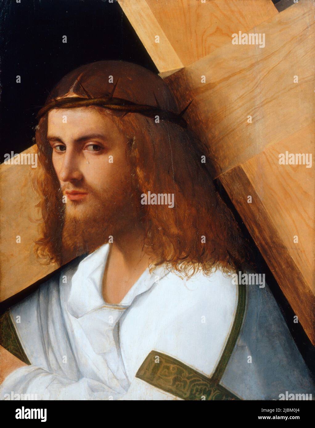 Jesus christ portant sa croix Banque de photographies et d’images à ...