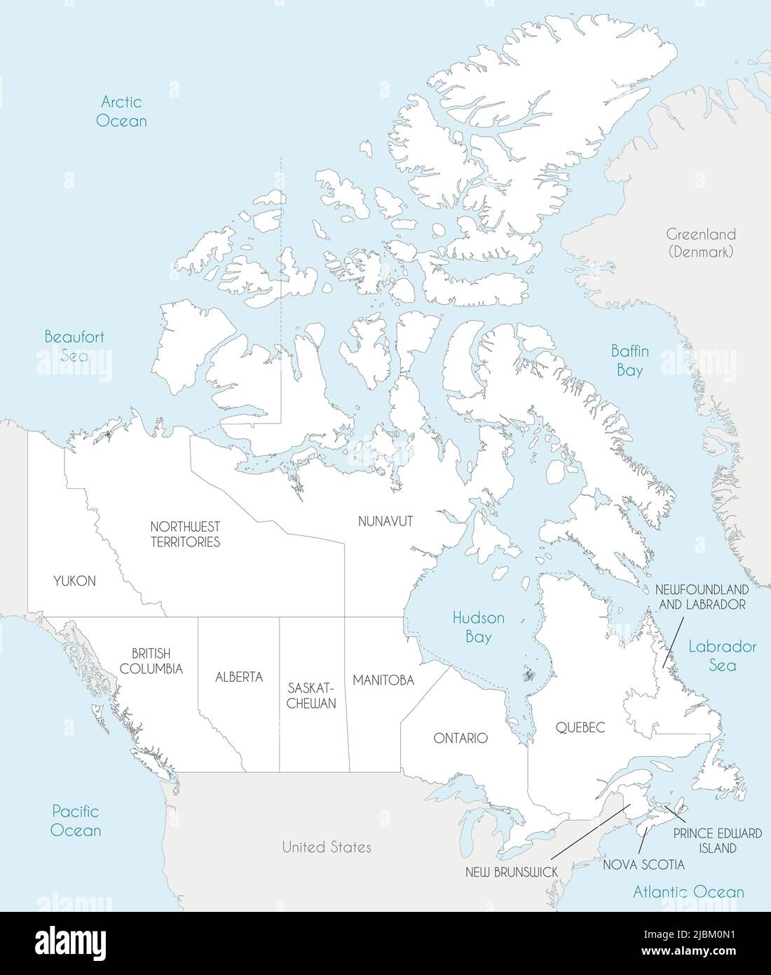 Les regions physiques de l'ontario Banque de photographies et d’images ...