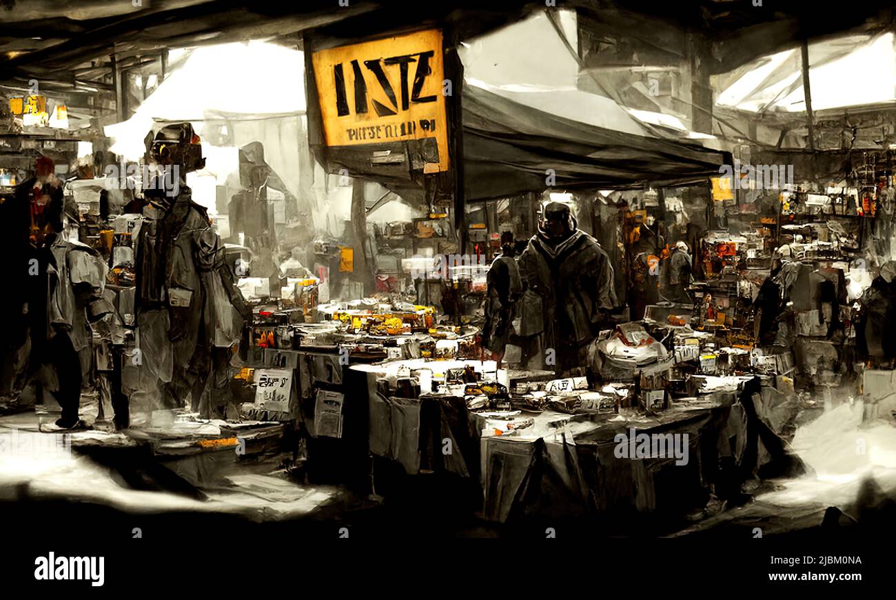 Post apocalyptic landscape Banque de photographies et d’images à haute ...