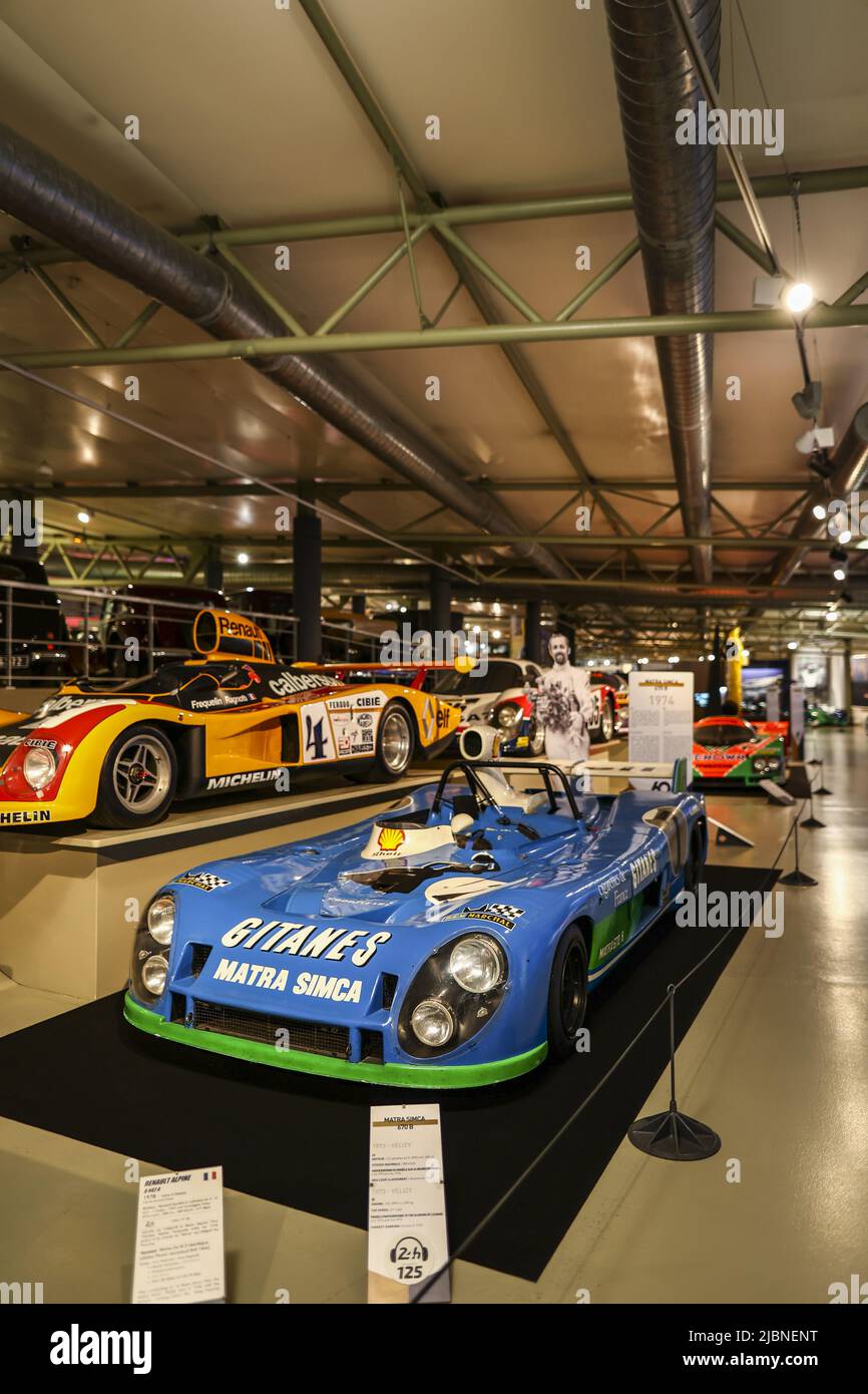 Matra Simca 670B au musée de l'ACO lors des séances de qualification et ...