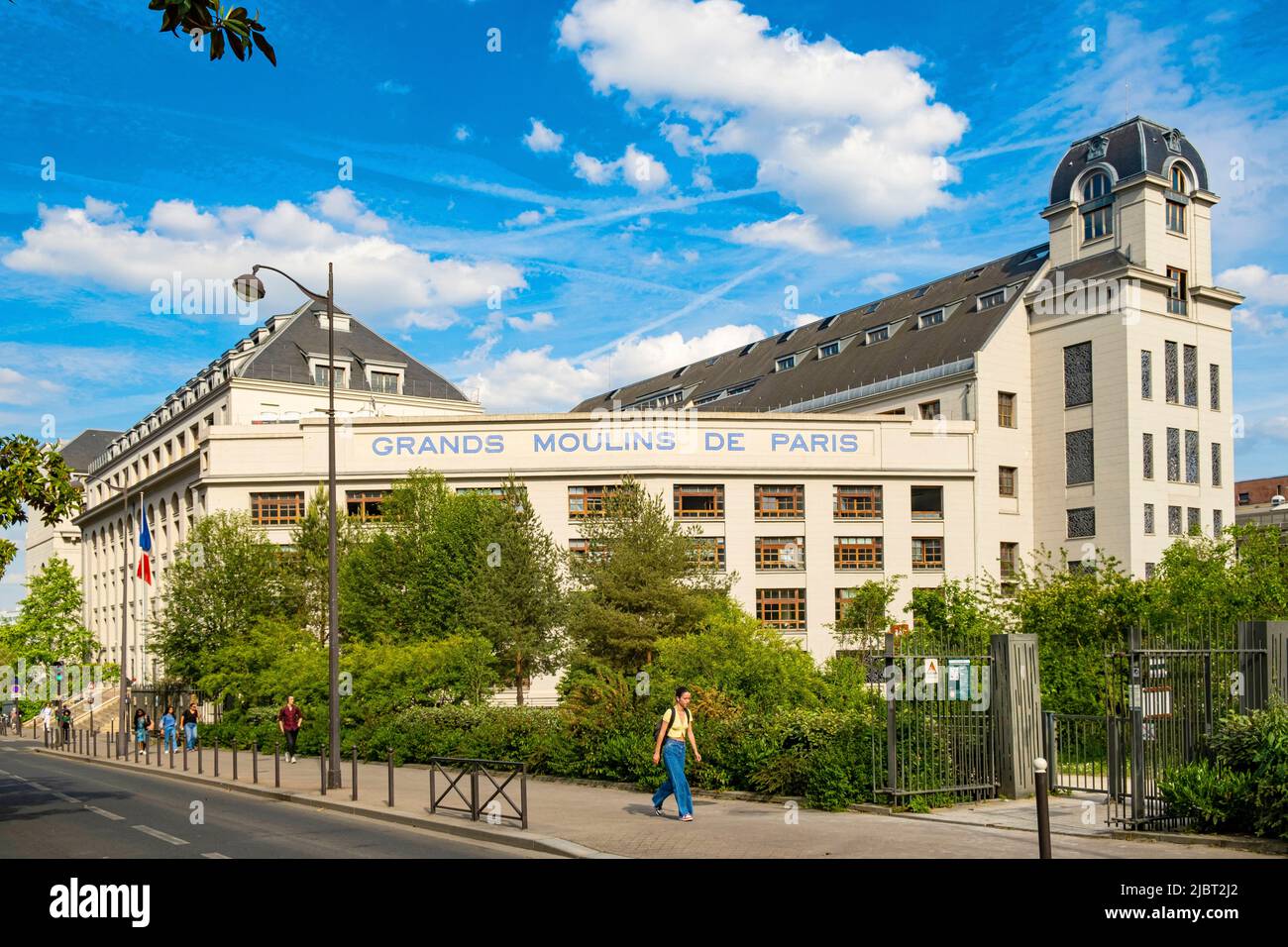 France, Paris, anciens Grands Moulins de Paris, Université Paris Cité ...