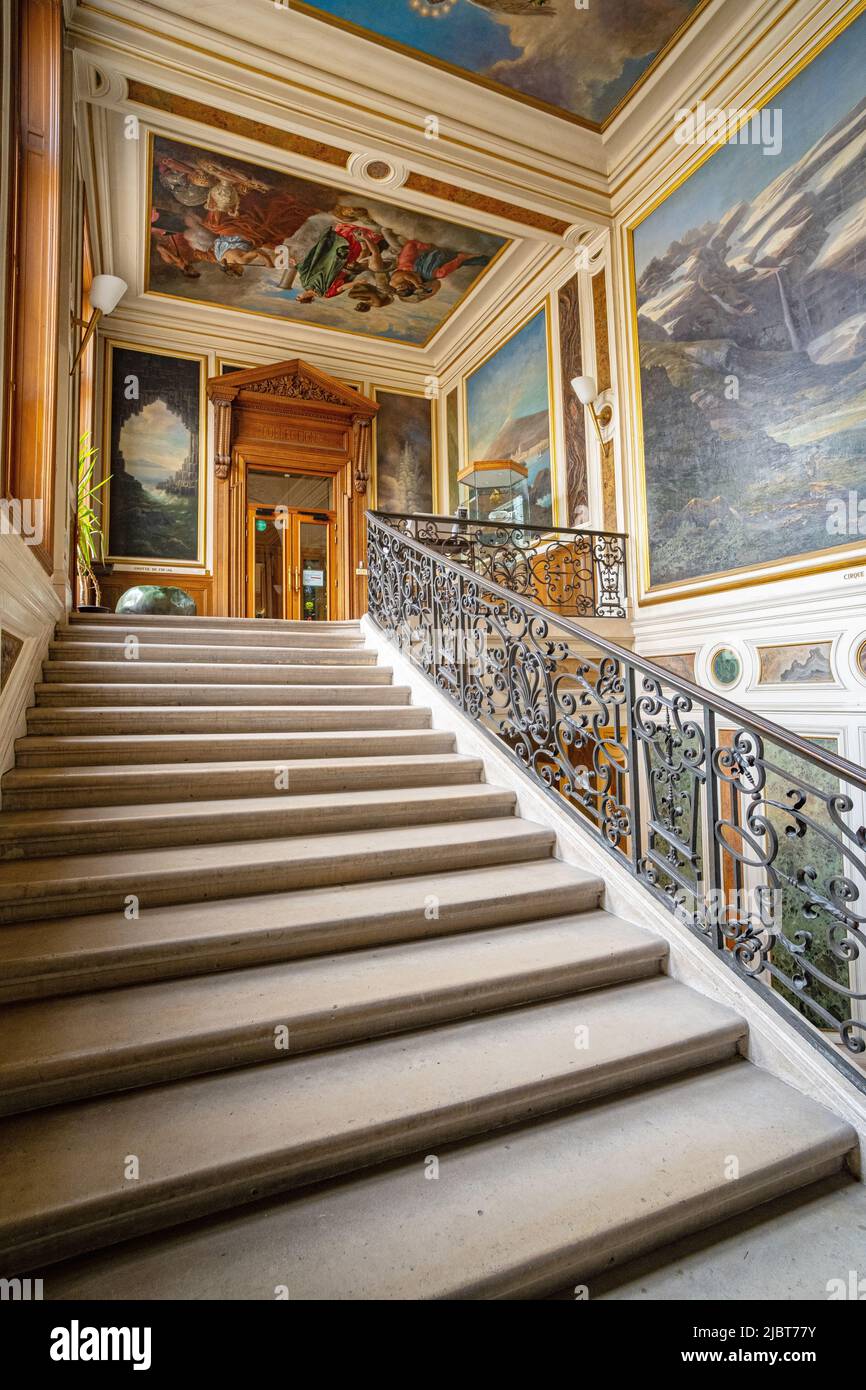 France, Paris, Musée de la Minéralogie de l'Ecole technique des Mines ...