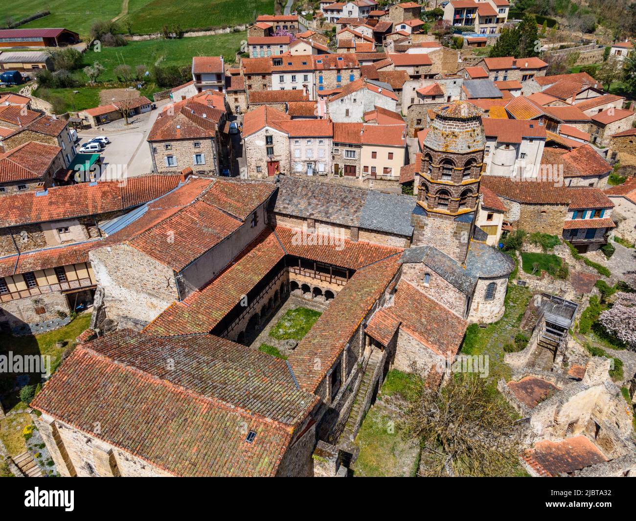 France, haute Loire, Lavaudieu, labellisés les plus Beaux villages de ...