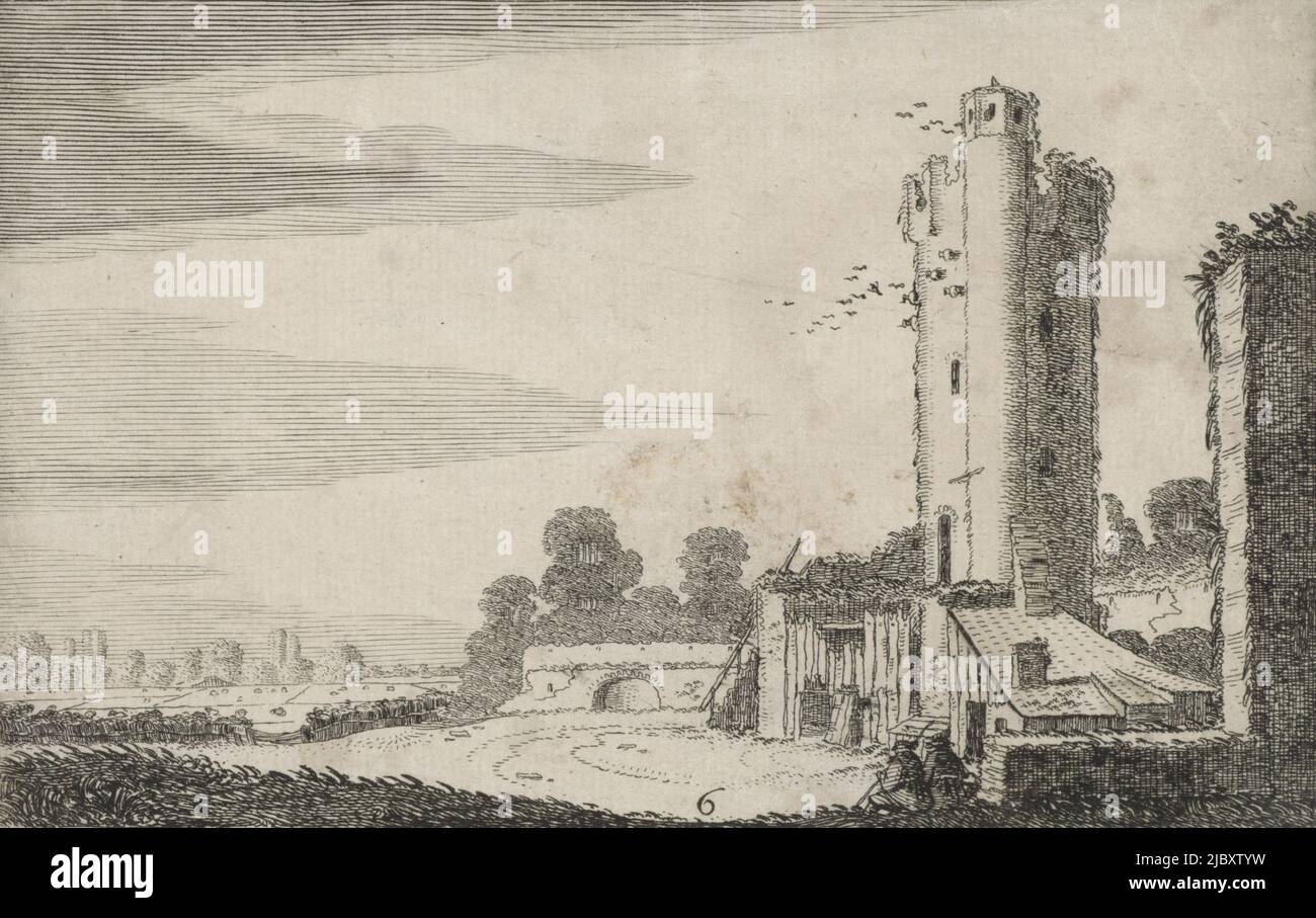 Ruines De La Tour En Ruine Banque d'image et photos - Alamy