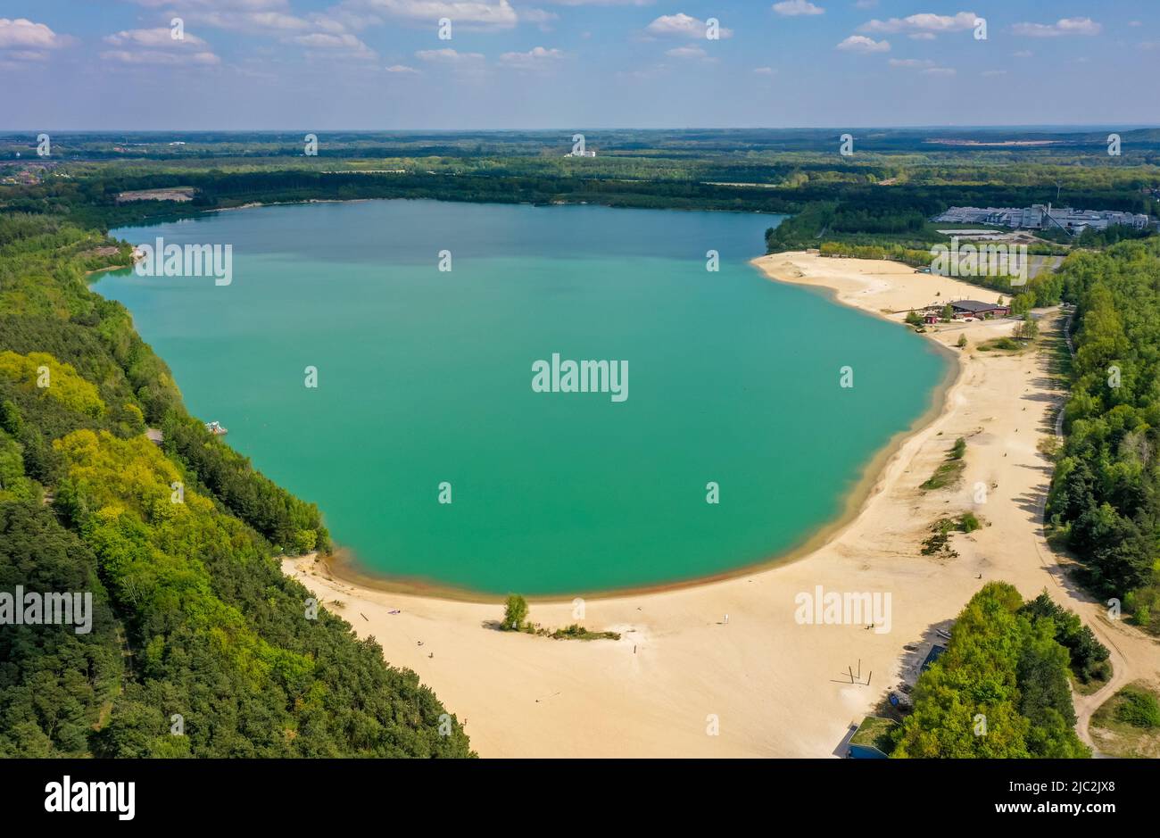 Haltern am See, Rhénanie-du-Nord-Westphalie, Allemagne - lac de ...