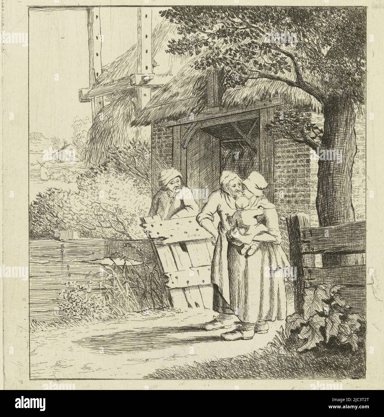 Vieilles femmes avec un jeune enfant Banque de photographies et d ...