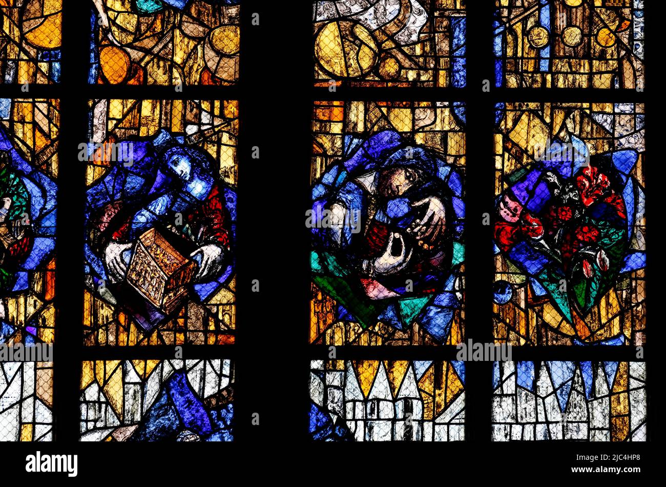 Fenêtre de prédicateur par Peter Valentin Feuerstein dans la cathédrale ...