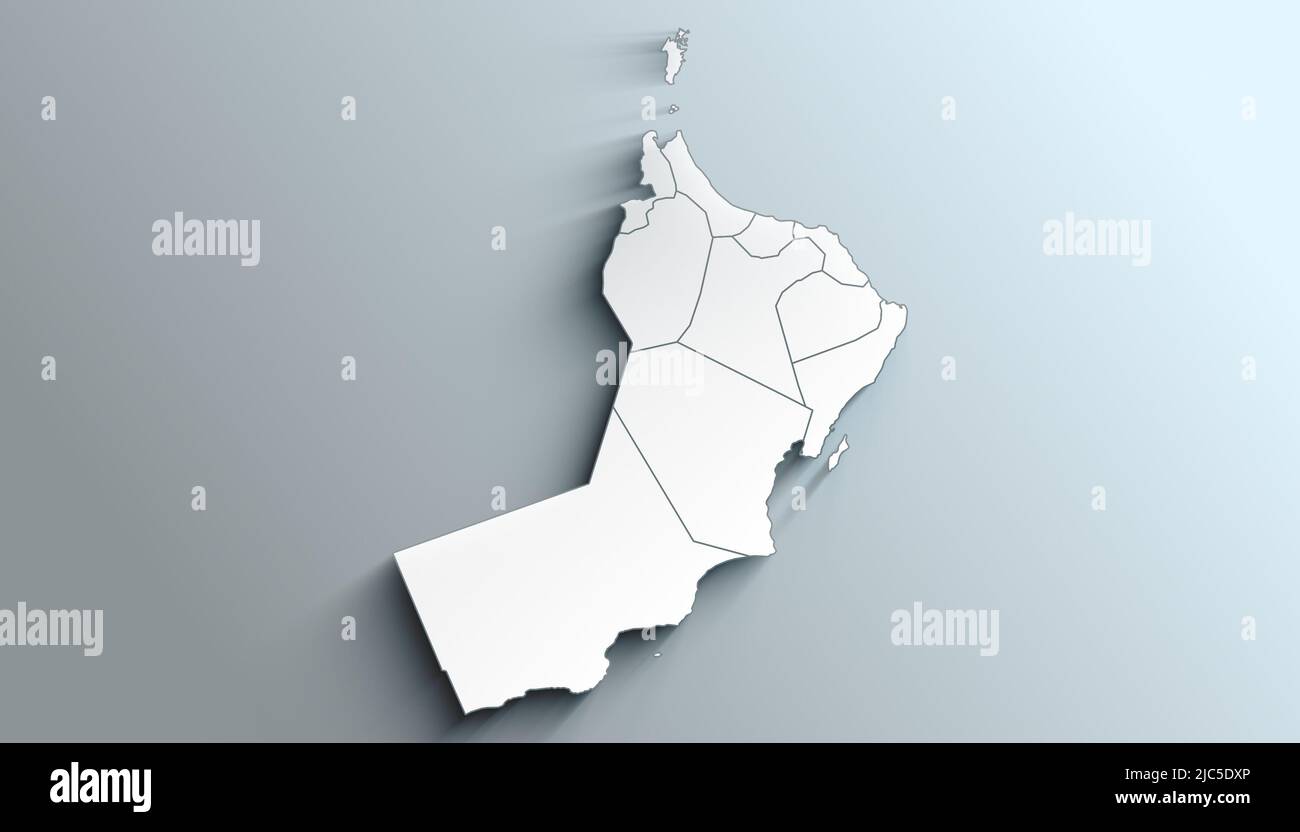 Map of oman Banque de photographies et d’images à haute résolution - Alamy