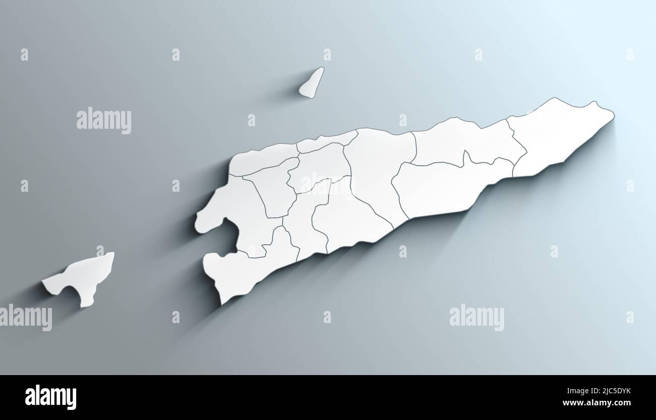 Carte du timor oriental Banque de photographies et d’images à haute ...