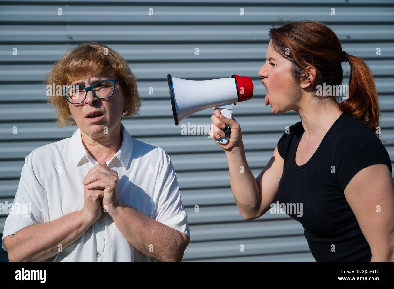 Conflit de générations Banque de photographies et d’images à haute ...