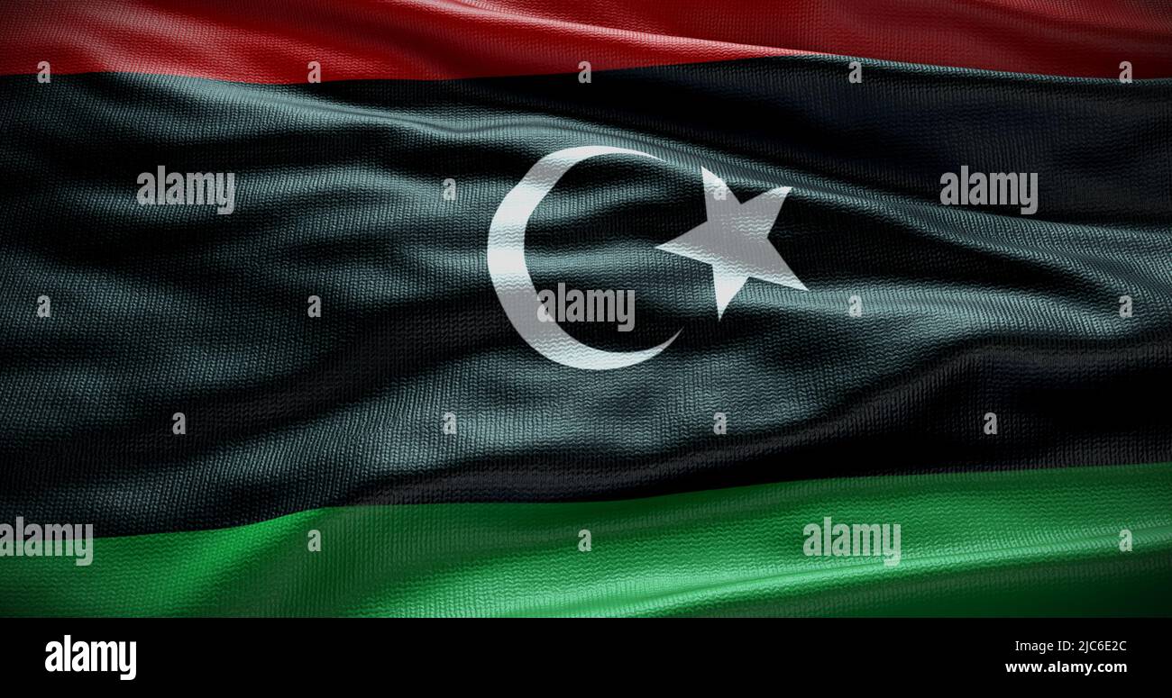 Libya flag Banque de photographies et d’images à haute résolution - Alamy