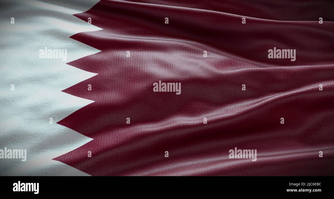 Drapeau du qatar Banque de photographies et d’images à haute résolution ...