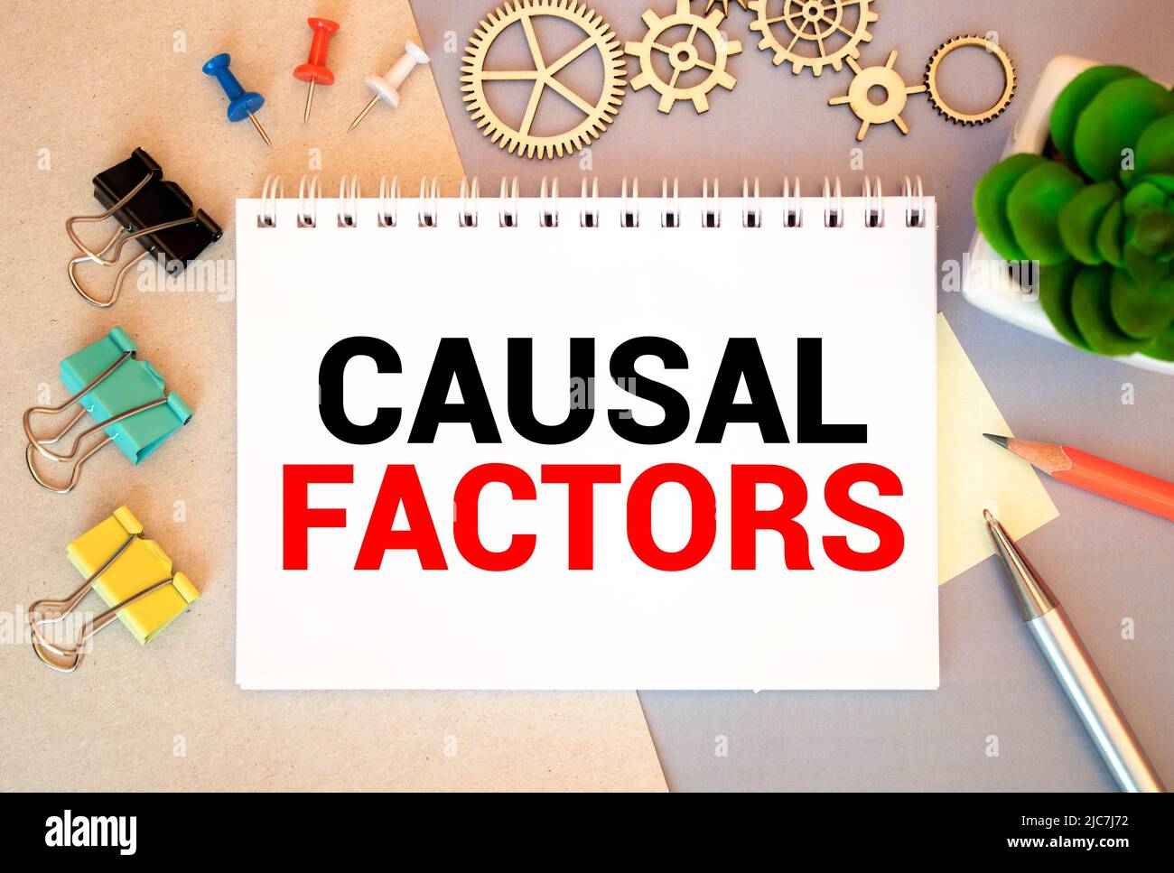 Panneau de texte indiquant l'analyse de la cause principale. Photo ...