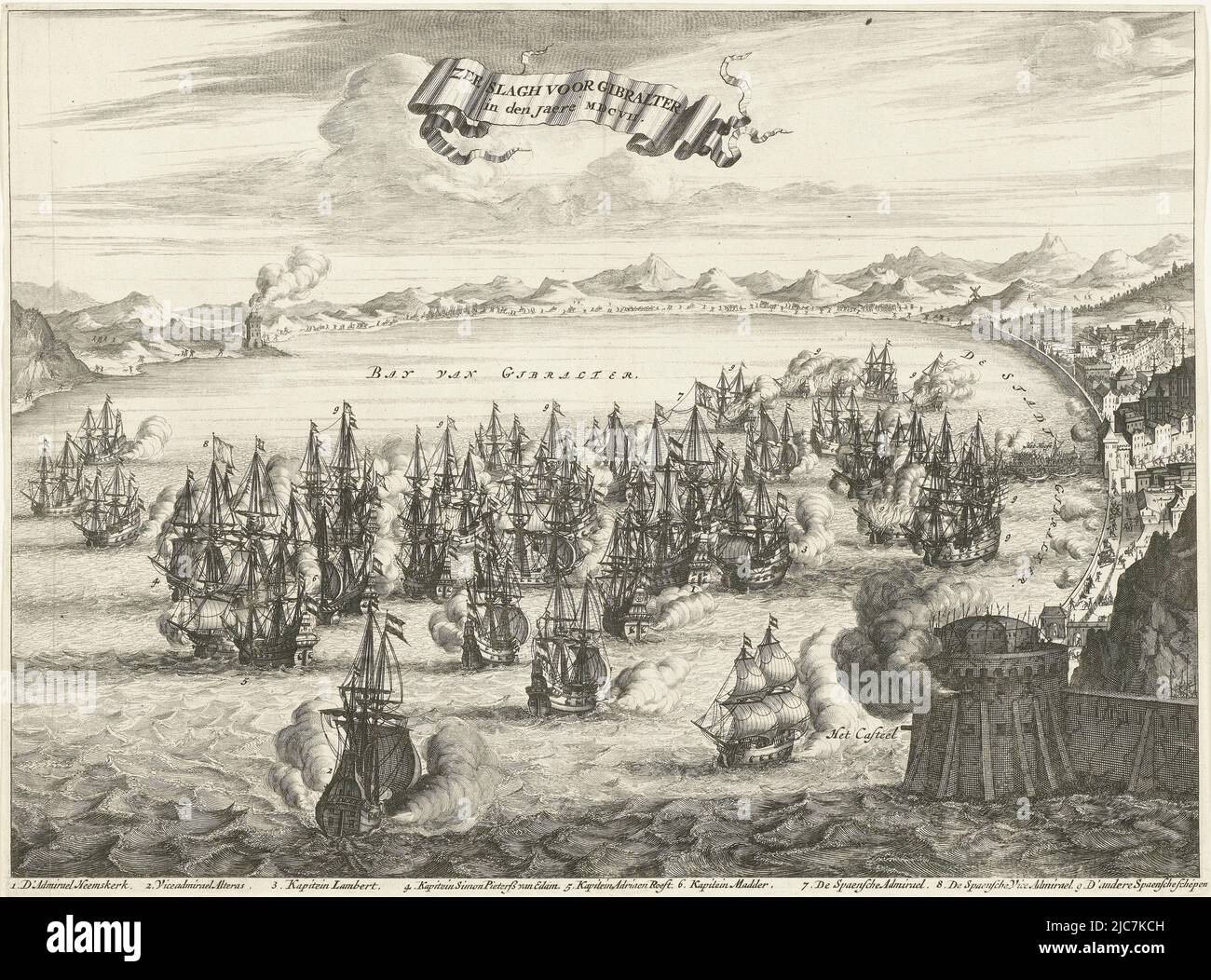Battle of gibraltar 1607 Banque de photographies et d’images à haute ...
