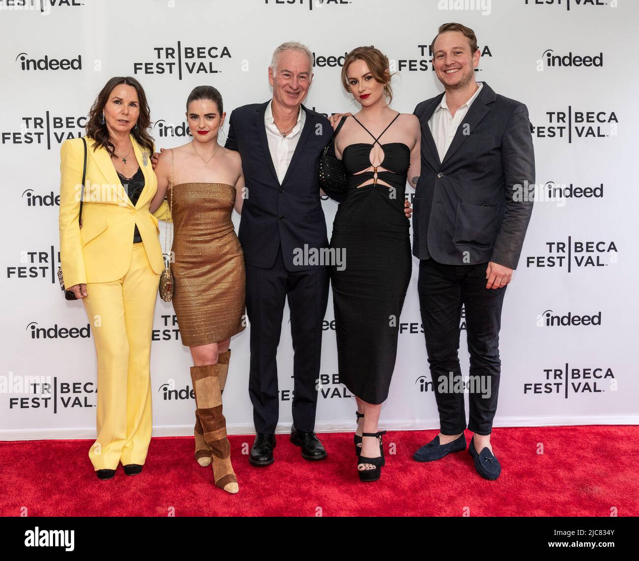 New York, NY - 10 juin 2022 : Patty Smyth, Emily McEnroe, John McEnroe ...