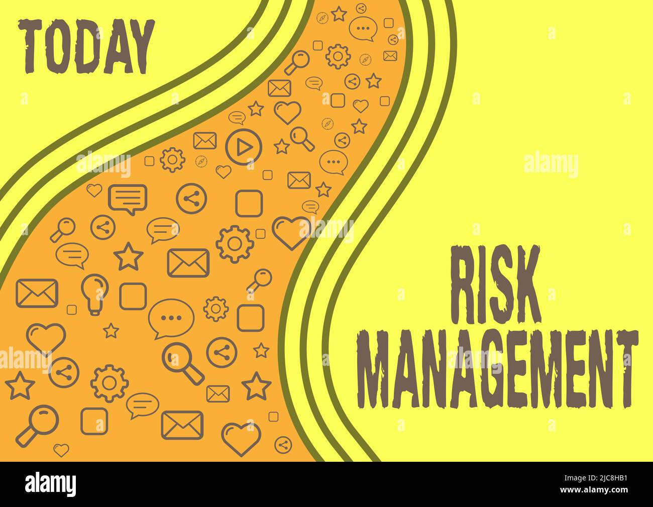 Inspiration montrant Sign Risk Management. Concept signification ...