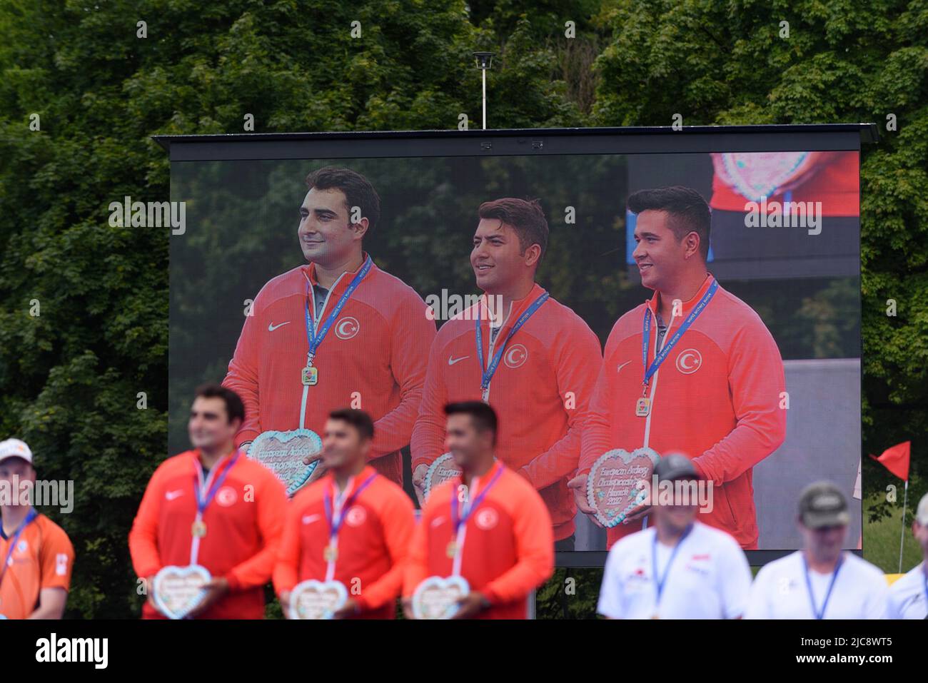 Médaille d'or et champions européens 2022 Turquie avec Batuhan Akcaoglu ...