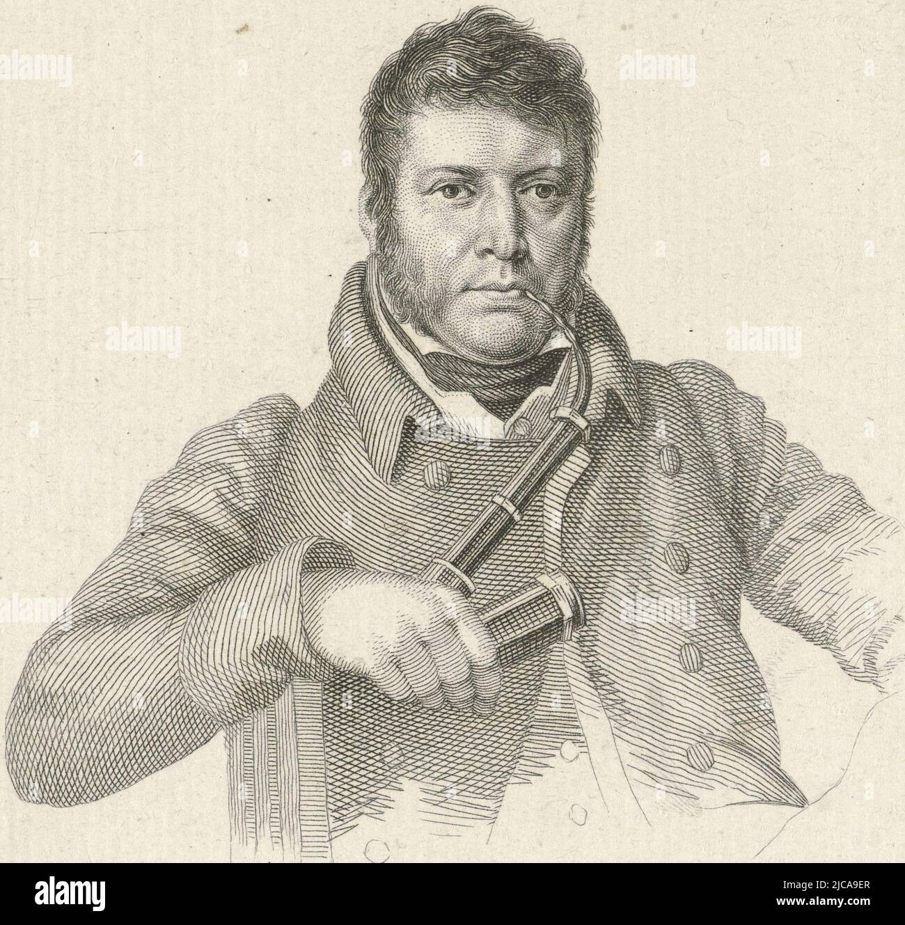 Portrait du peintre Pieter Gerardus van OS avec Pieter, Portrait de ...