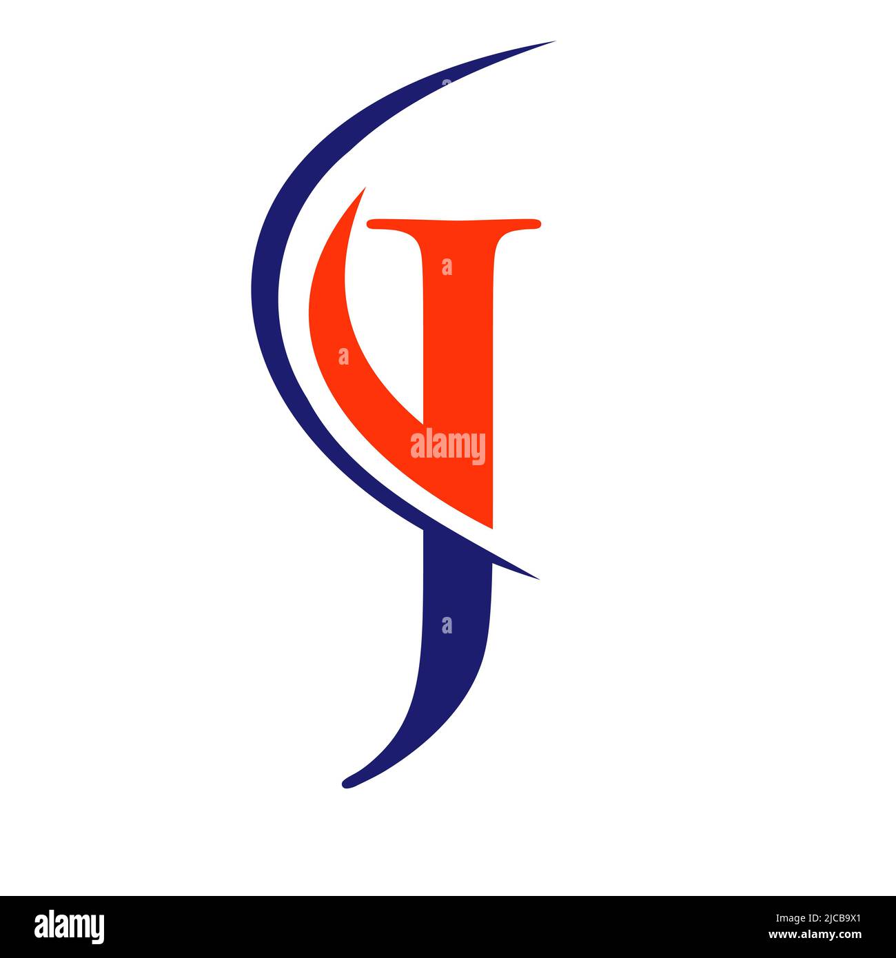 Modèle de logo lettre J moderne. Logo J Letter avec logo Swoosh Icon ...