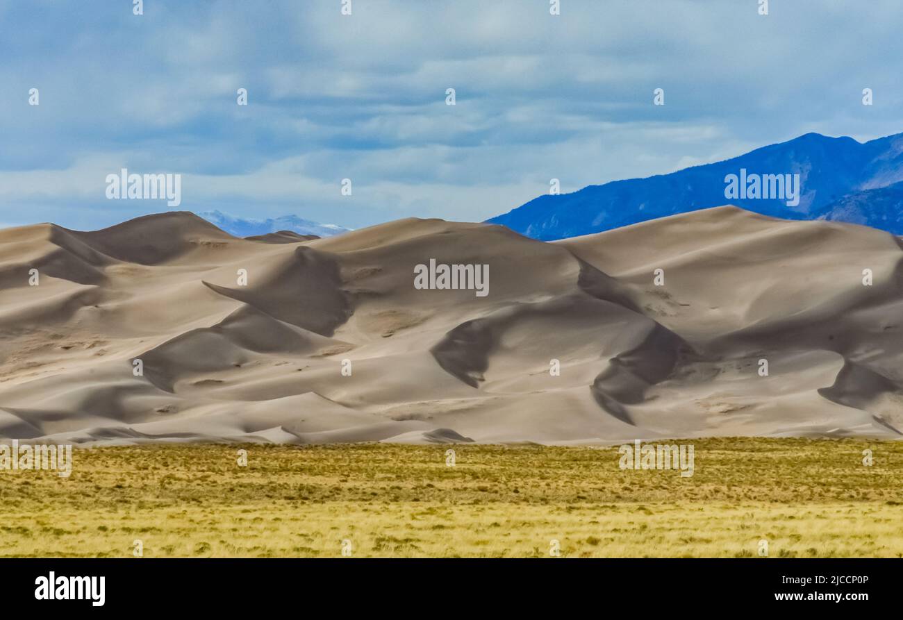 Dune de sable parabolique Banque de photographies et d’images à haute ...