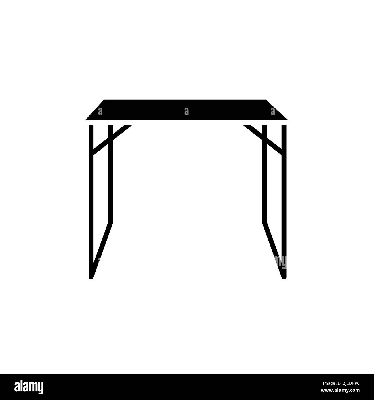 Icône de couleur de ligne de table Fortable. Elément vectoriel isolé ...