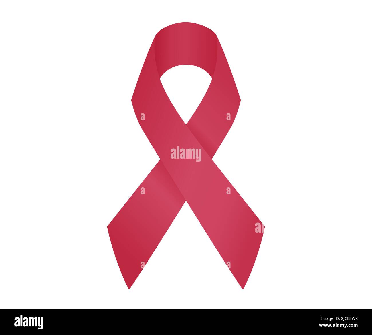 Symbole du ruban rouge Banque de photographies et d’images à haute ...