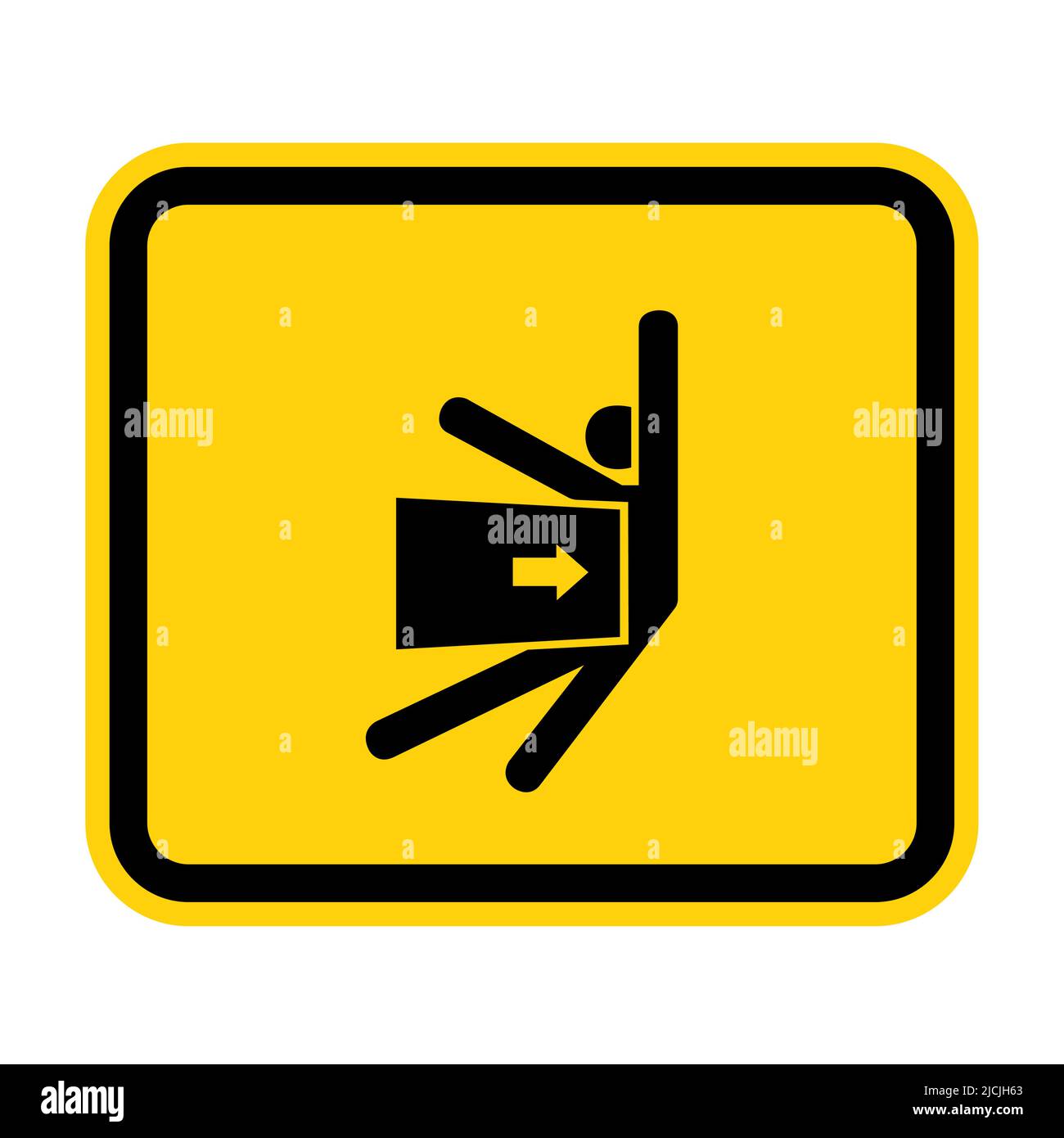 Force de compression du corps à partir du symbole symbole isoler sur ...