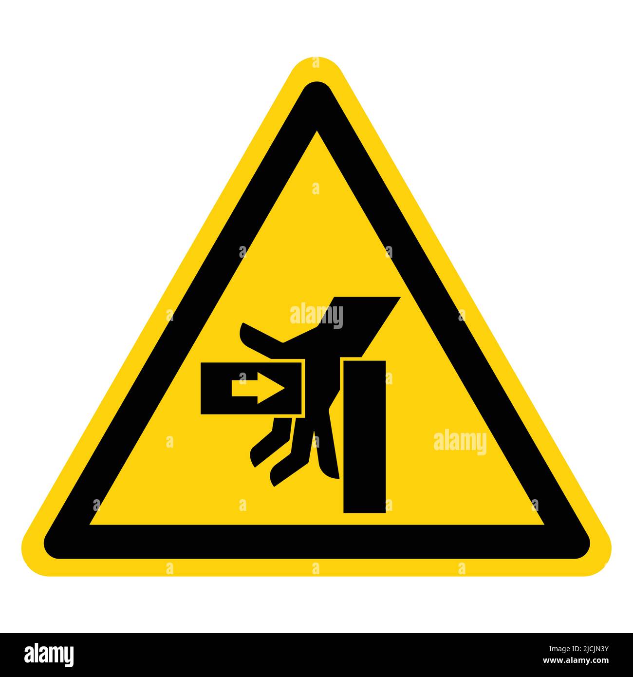 Force de compression de la main à partir de la gauche symbole signe ...