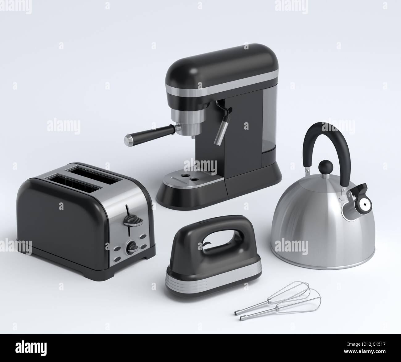 Machine à café expresso, mixeur plongeant, bouilloire et grille-pain ...