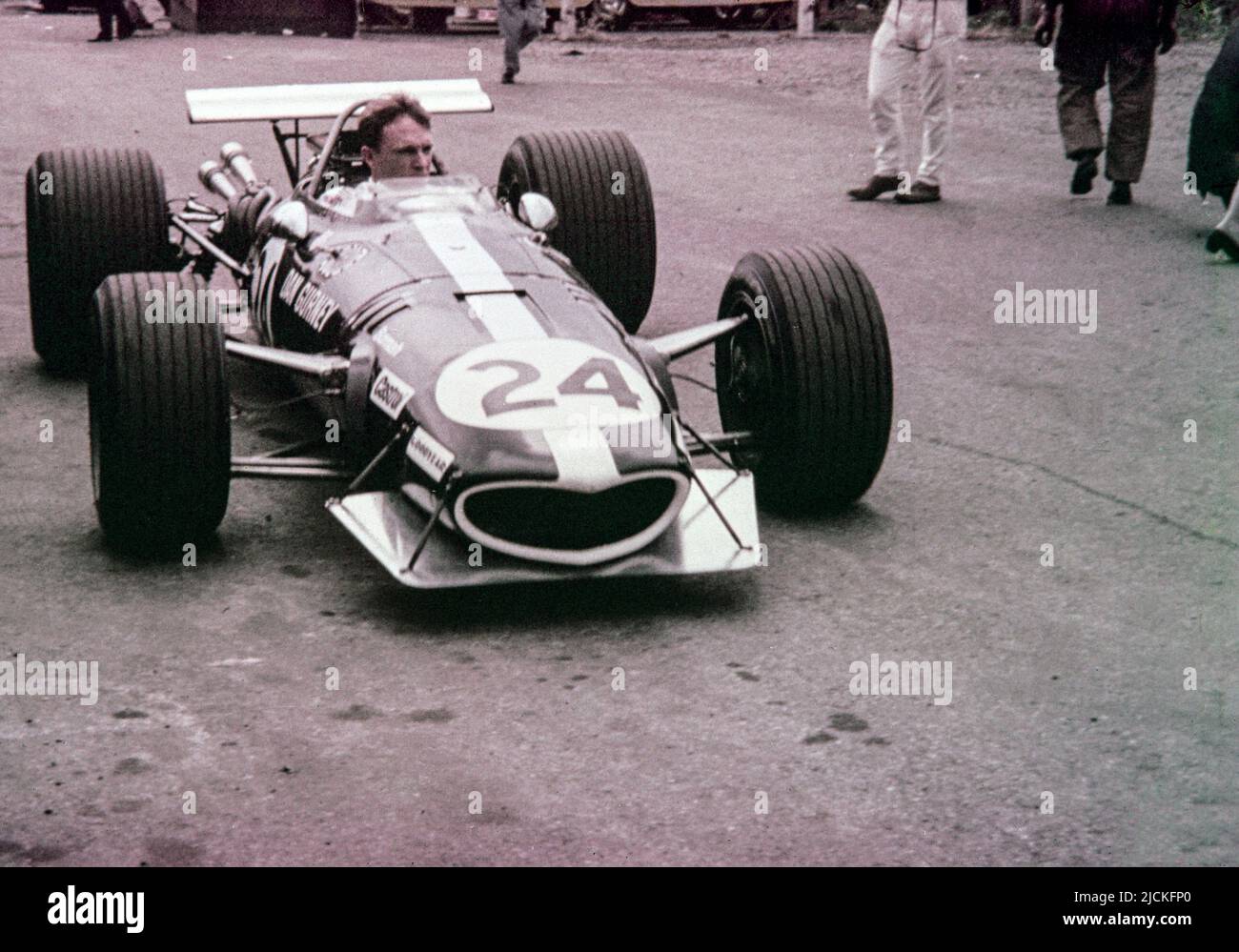Grand Prix de Formule 1 de Grande-Bretagne 1968 à Brands Hatch. DaN ...
