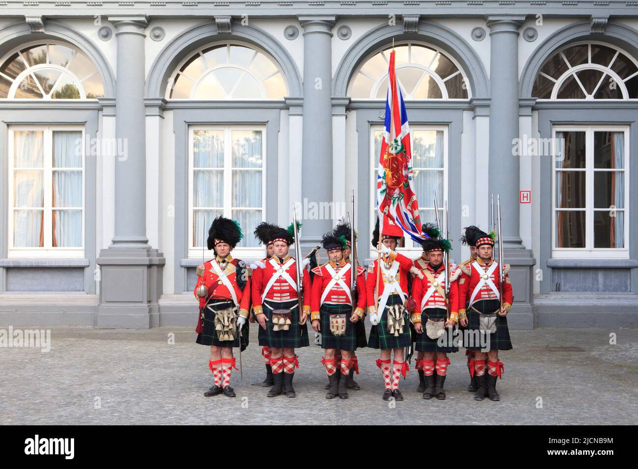 Soldats du 92nd (Gordon Highlanders) Regiment de pied à la Duchesse de ...
