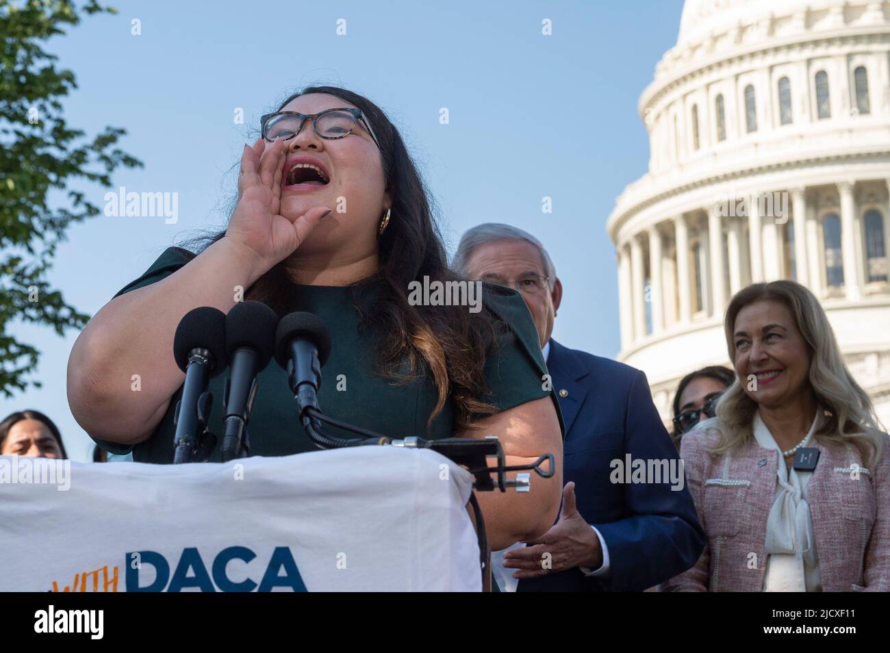 Greisa Martinez, Directrice exécutive de United We Dream, prend la ...