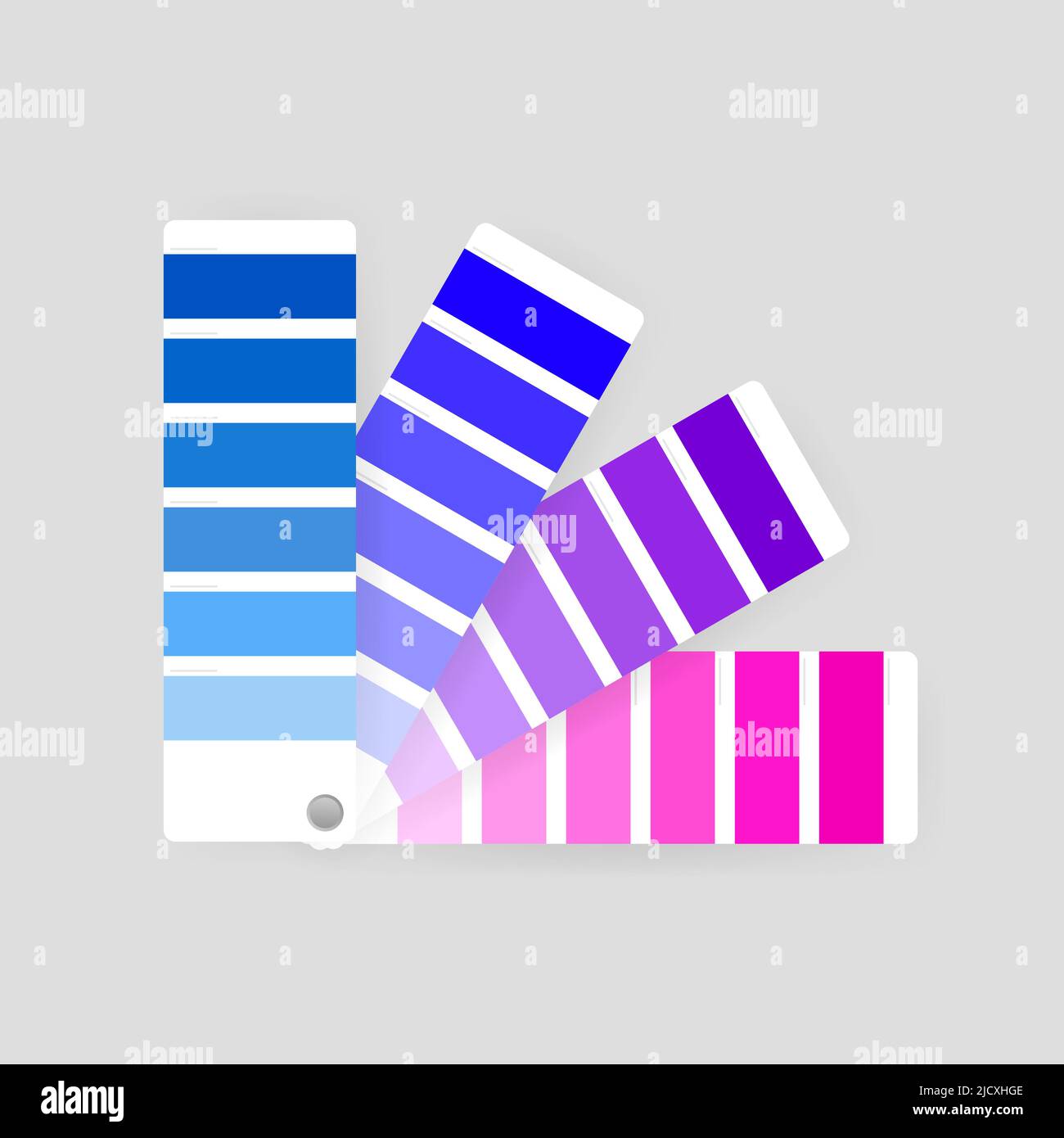 Guide de palette de couleurs sur fond transparent Image Vectorielle Stock - Alamy