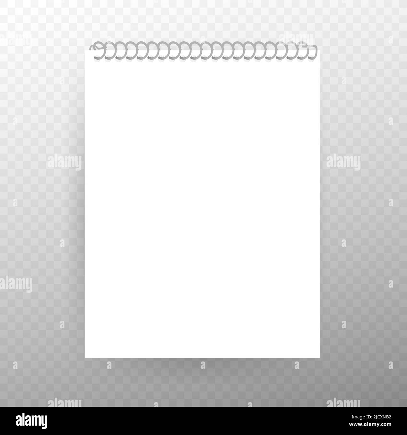 Bloc notes en spirale vierge Banque d'images vectorielles - Page 2 - Alamy