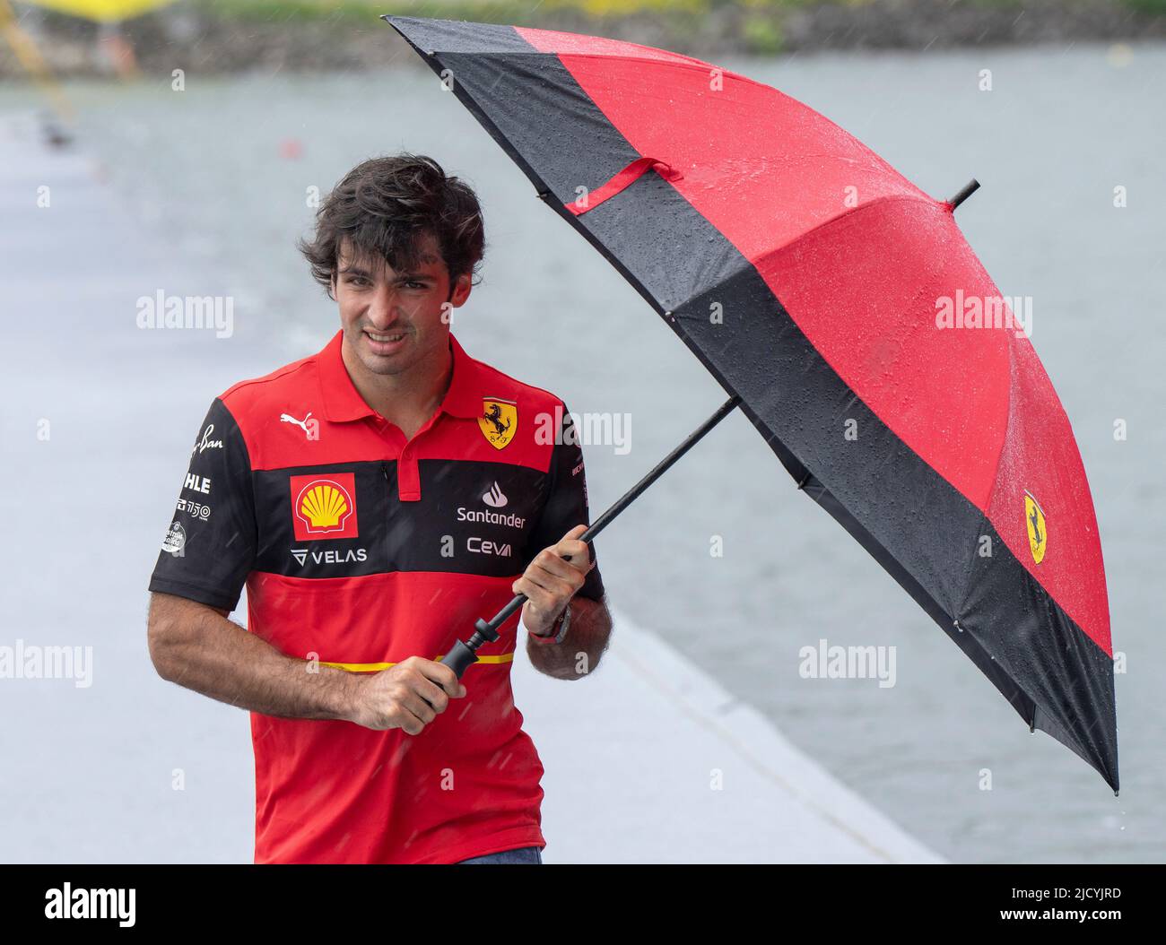 16 juin 2022, Montréal, Québec, Canada : le pilote de Ferrari Carlos ...