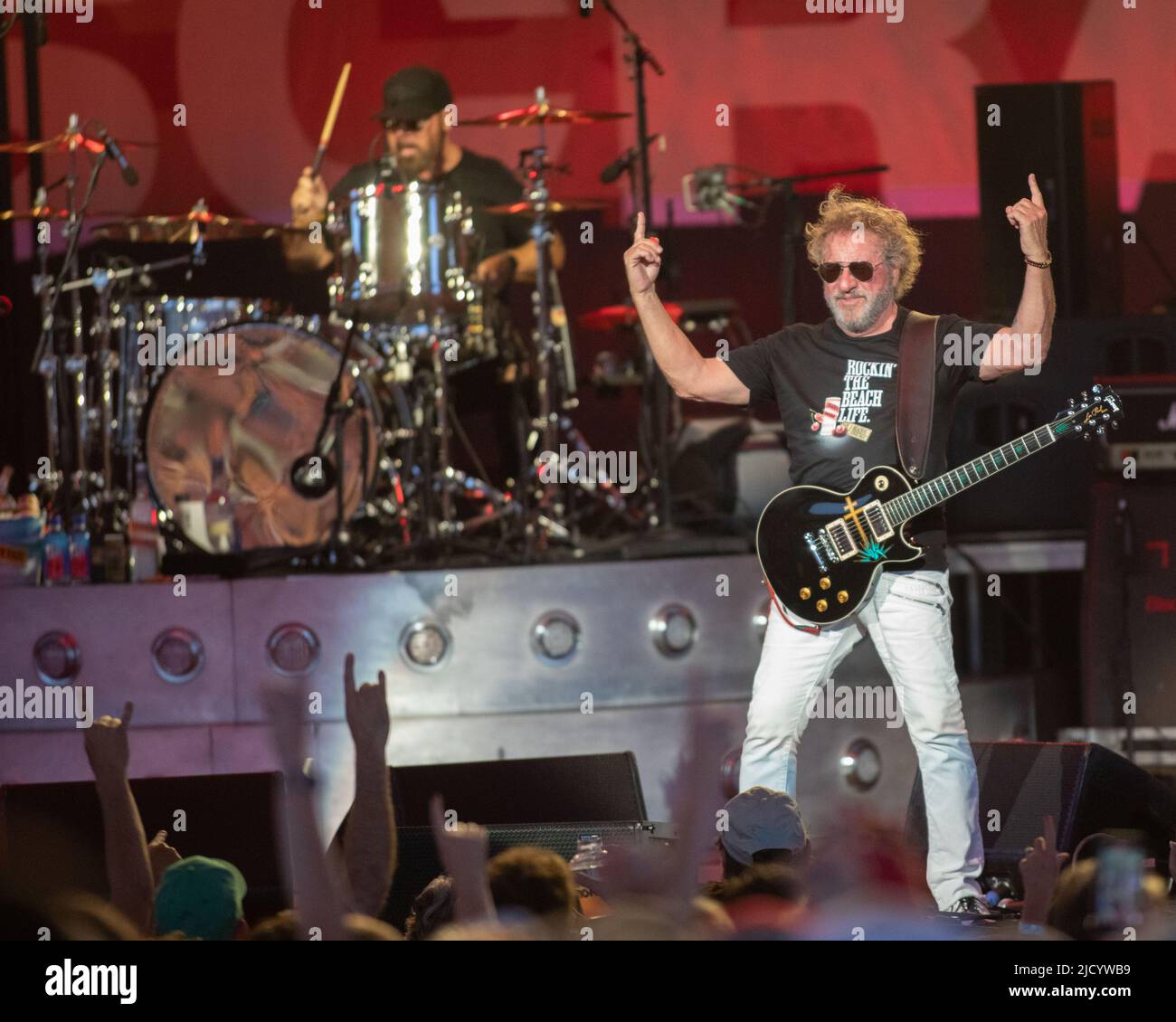 15 juin 2022, Indianapolis, Indiana, Etats-Unis : Sammy Hagar & the ...
