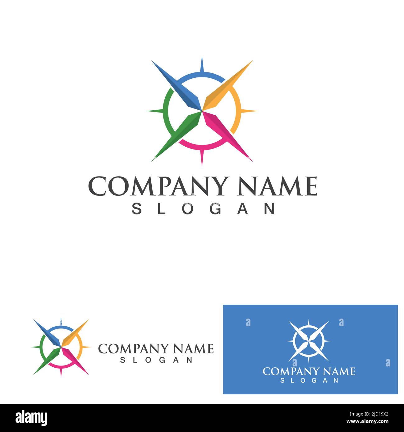 icône compas.illustration plate de l'icône de vecteur compas symbole du ...