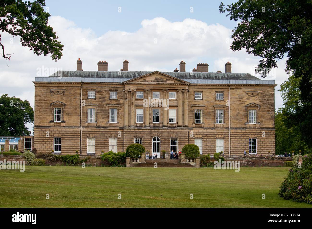 Packington Hall photographié lors d'une journée portes ouvertes en été ...