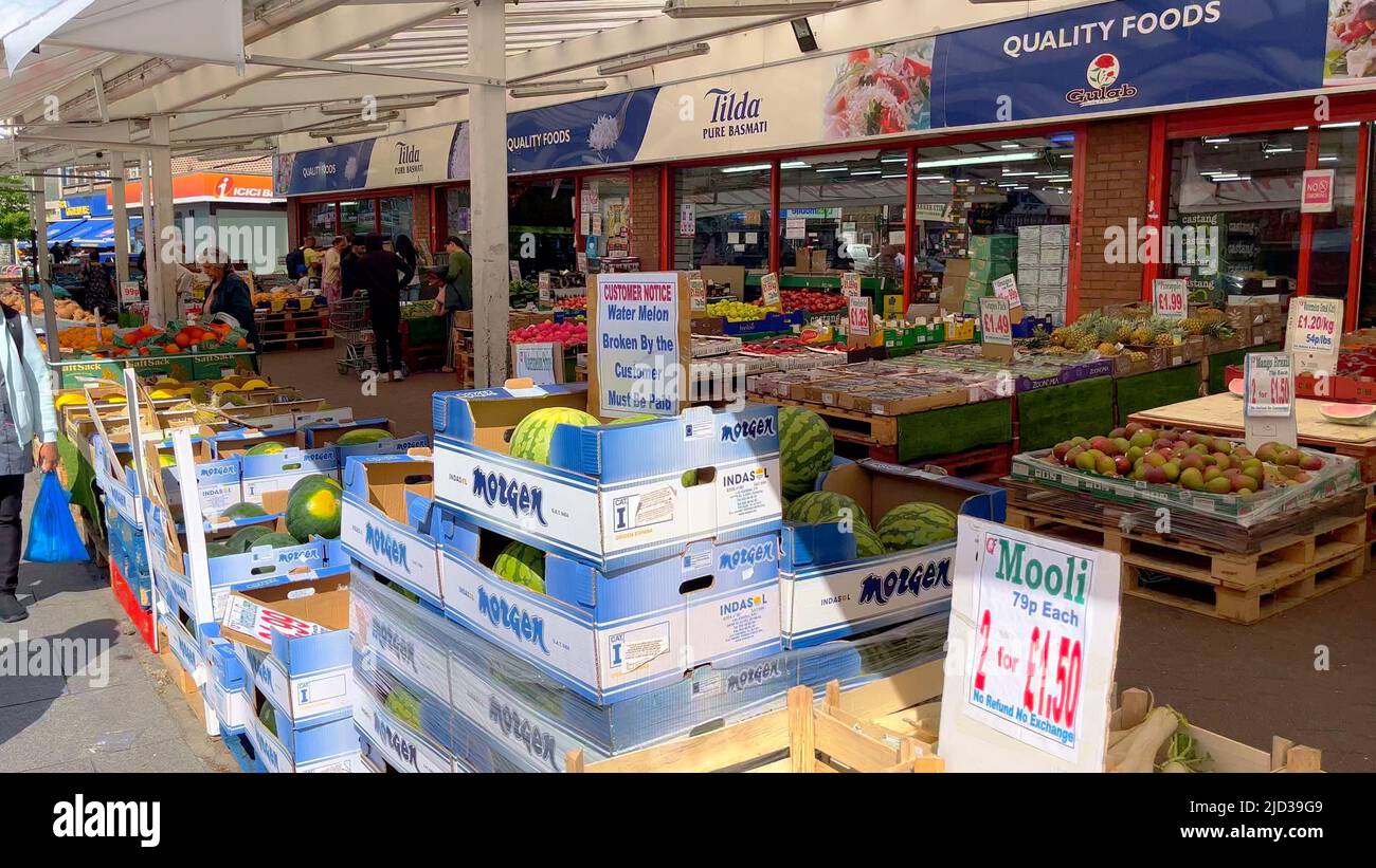 Southall broadway london asian shop Banque de photographies et d’images ...