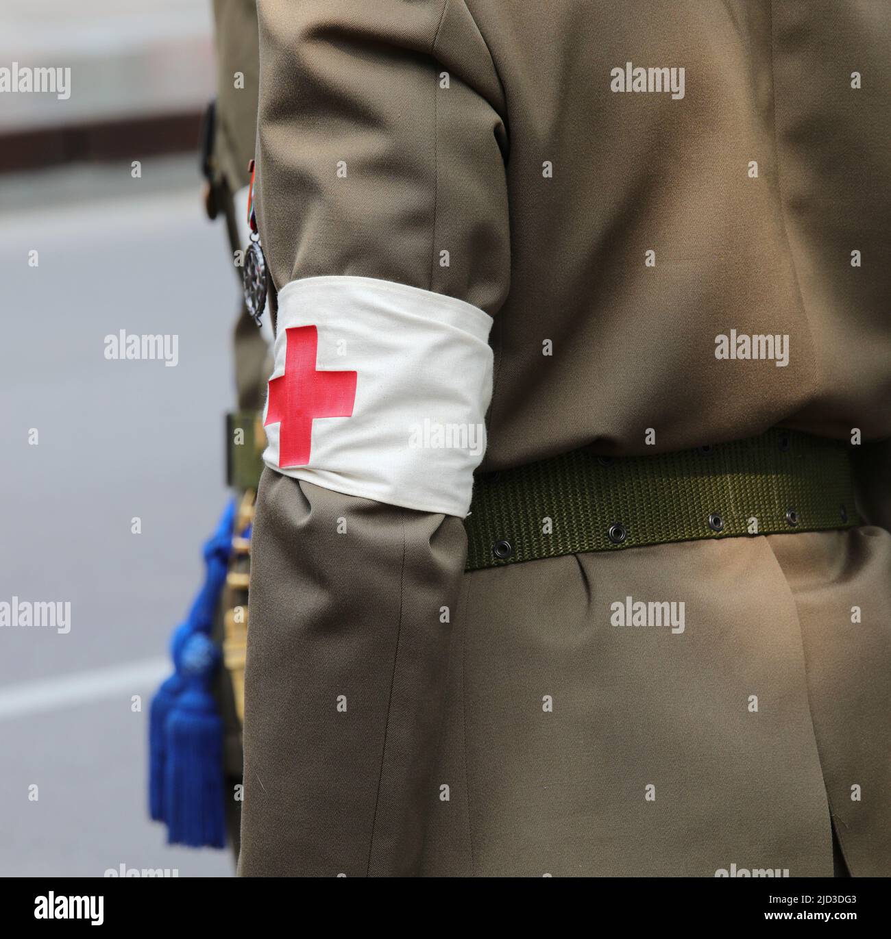 Vicenza, VI, Italie - 2 juin 2022 : symbole de croix rouge sur l ...