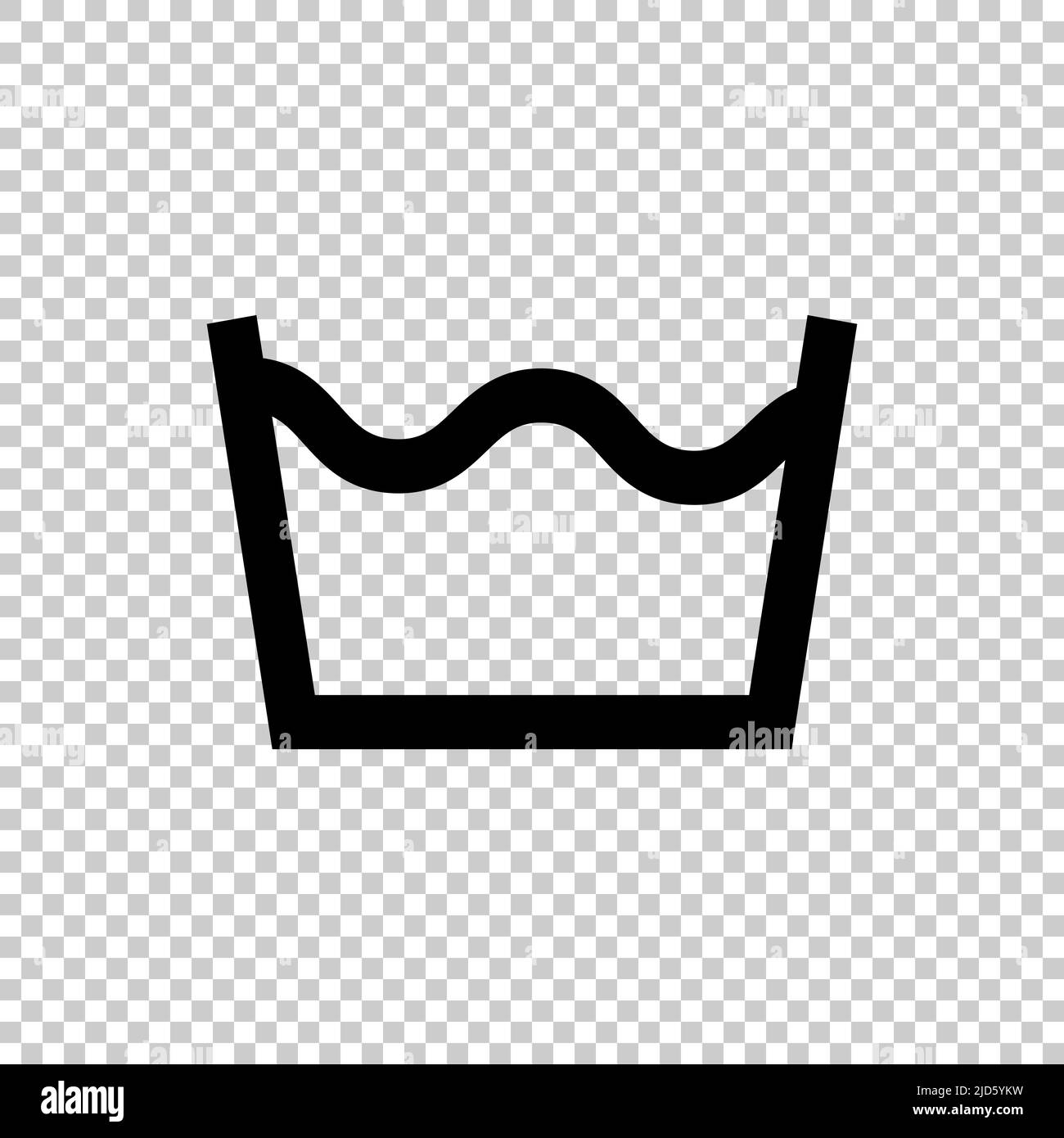 étiquette d'instructions de lavage Banque d'images vectorielles - Alamy