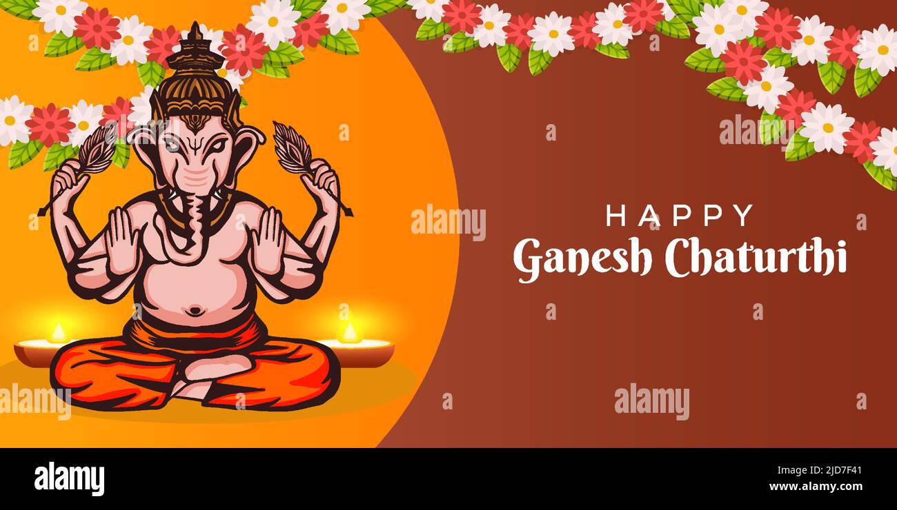 Statue ganesha ganesh hindu deity Banque d'images vectorielles - Alamy