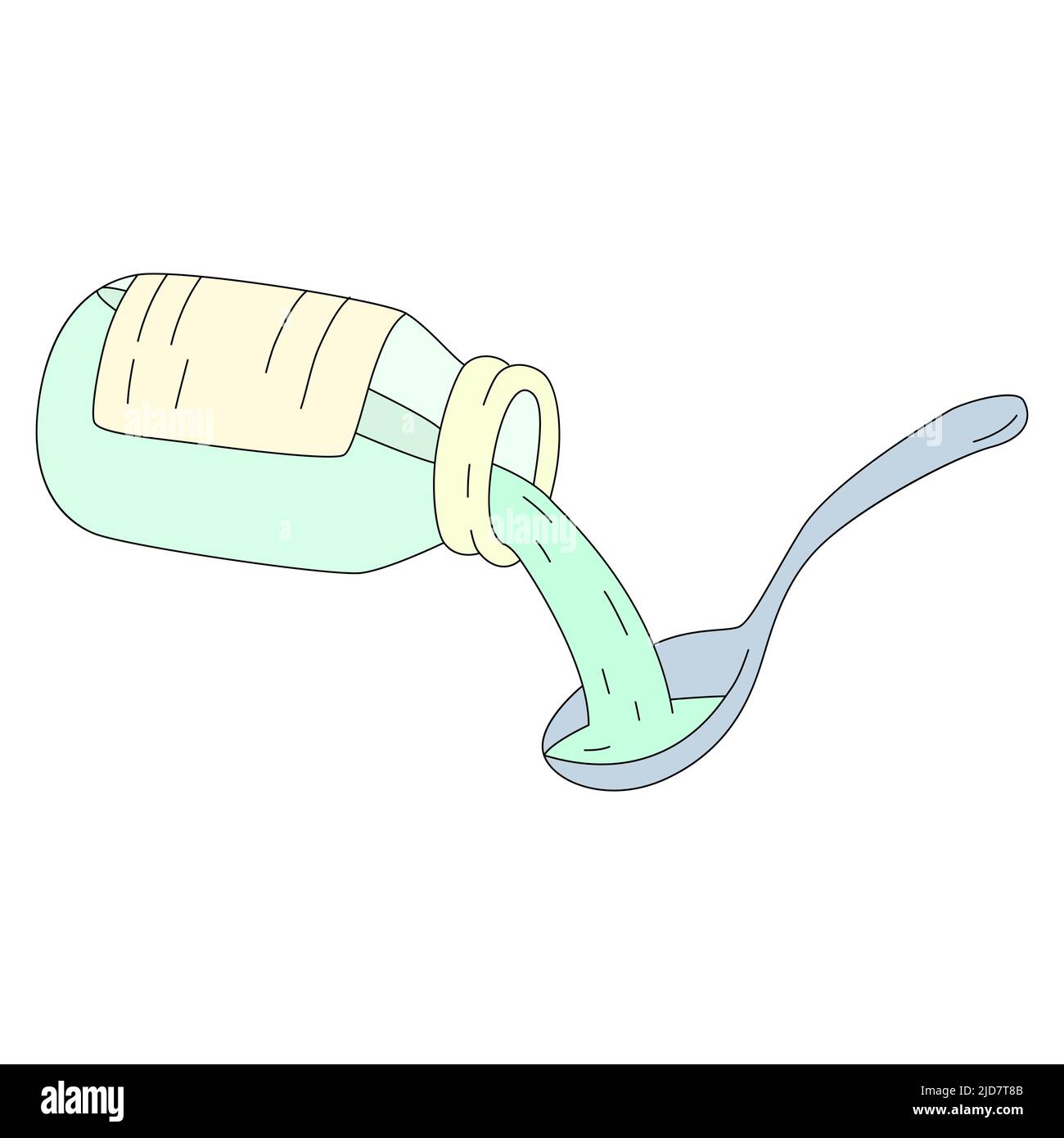 La toux cartoon Banque d'images vectorielles - Alamy