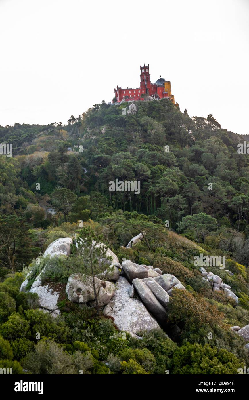 La Côte d'Azur portugaise, Sintra, Portugal - 20-21 octobre : paysage ...
