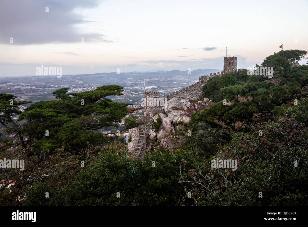 La Côte d'Azur portugaise, Sintra, Portugal - 20-21 octobre : paysage ...