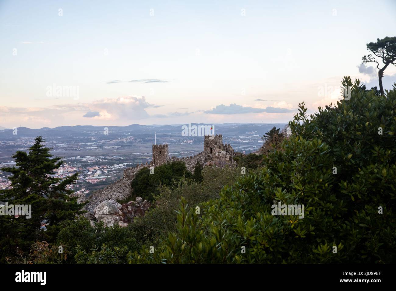 La Côte d'Azur portugaise, Sintra, Portugal - 20-21 octobre : paysage ...
