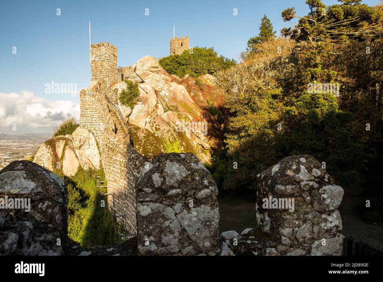 La Côte d'Azur portugaise, Sintra, Portugal - 20-21 octobre : paysage ...
