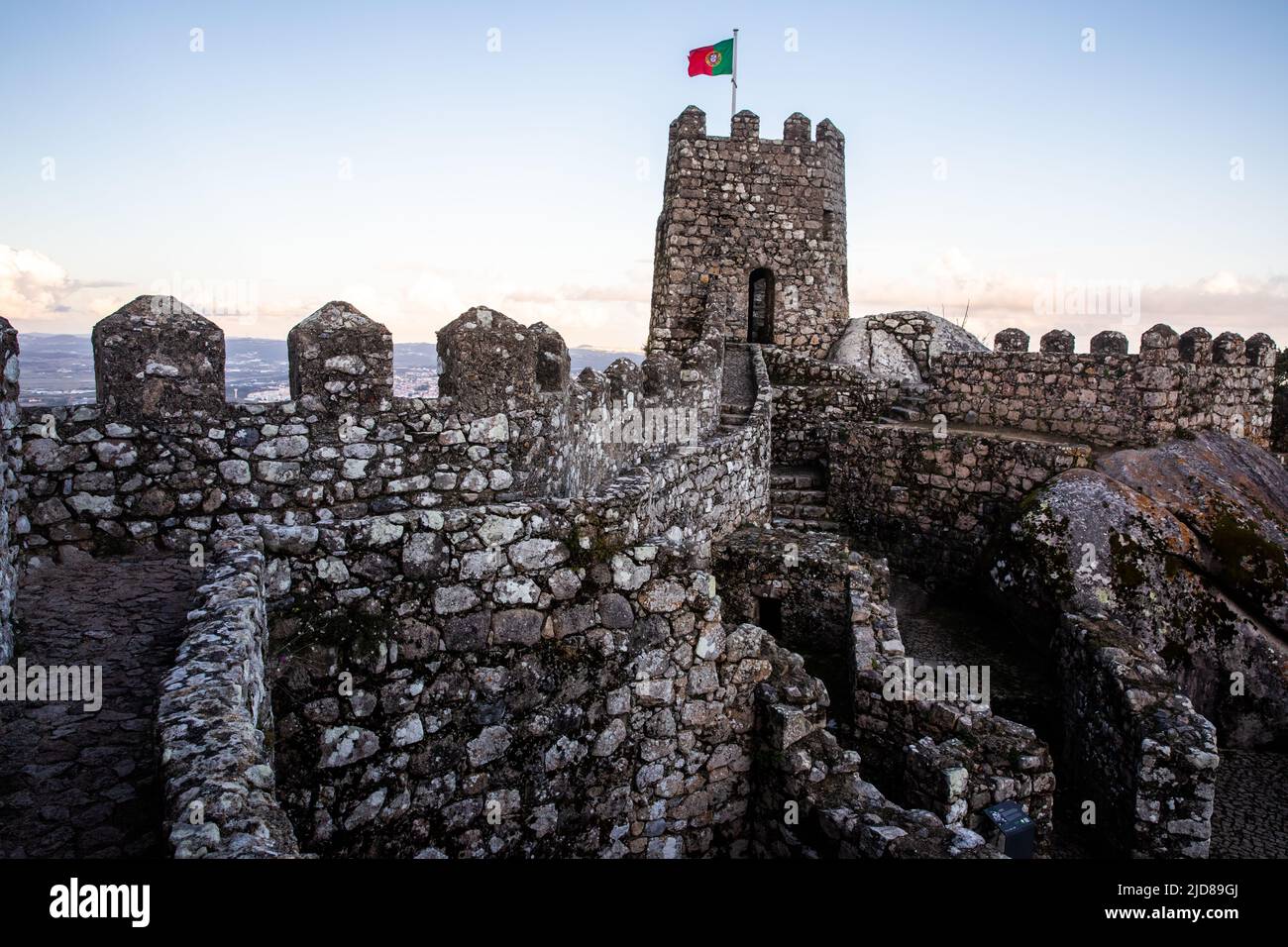 La Côte d'Azur portugaise, Sintra, Portugal - 20-21 octobre : paysage ...