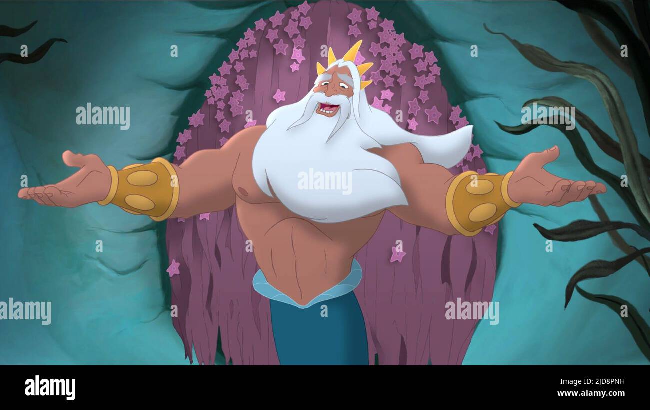 King triton the little mermaid Banque de photographies et d’images à ...