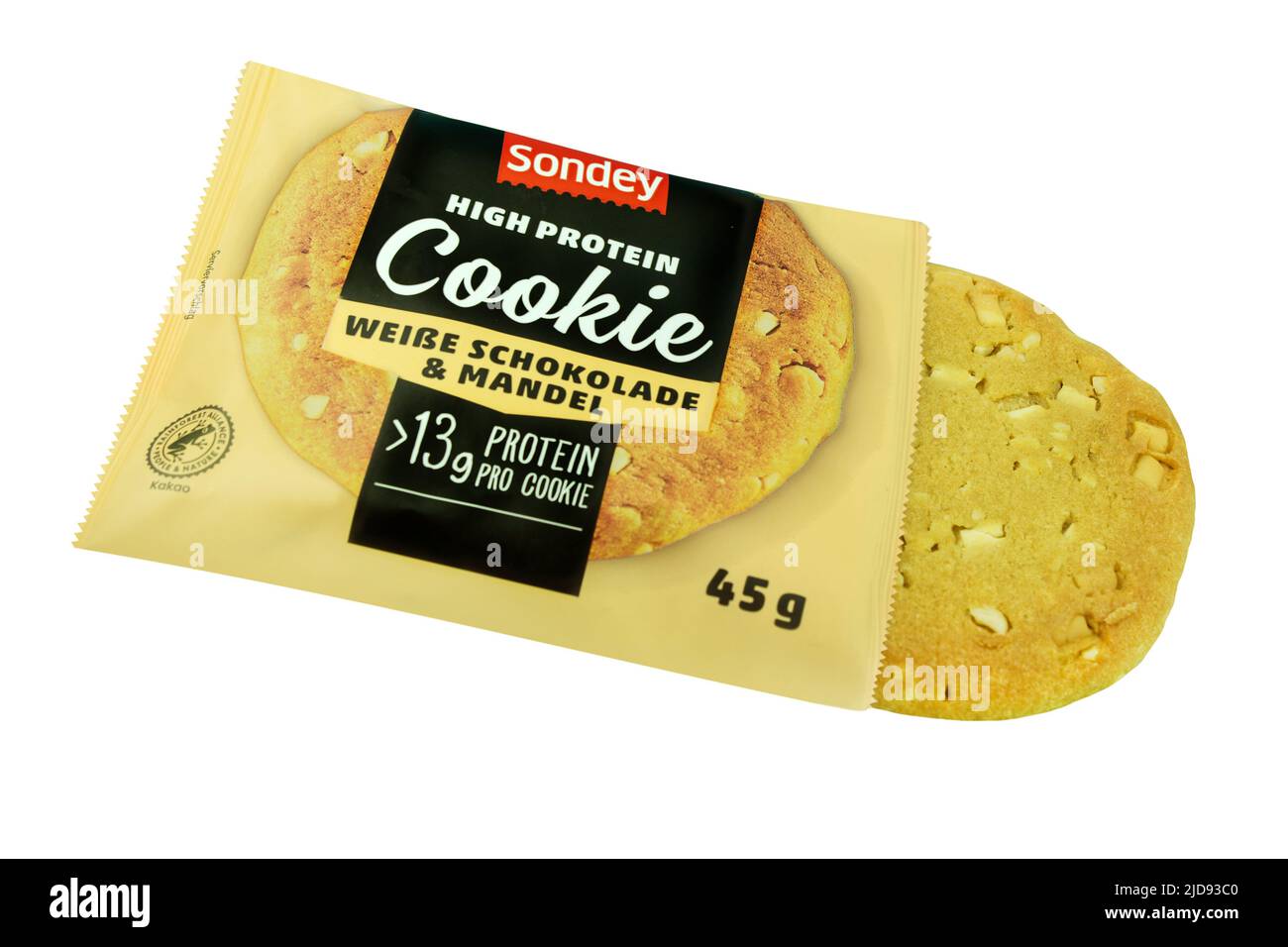 Hambourg, Allemagne - 13 juin 2022: Sondey High Protein cookie weiße ...
